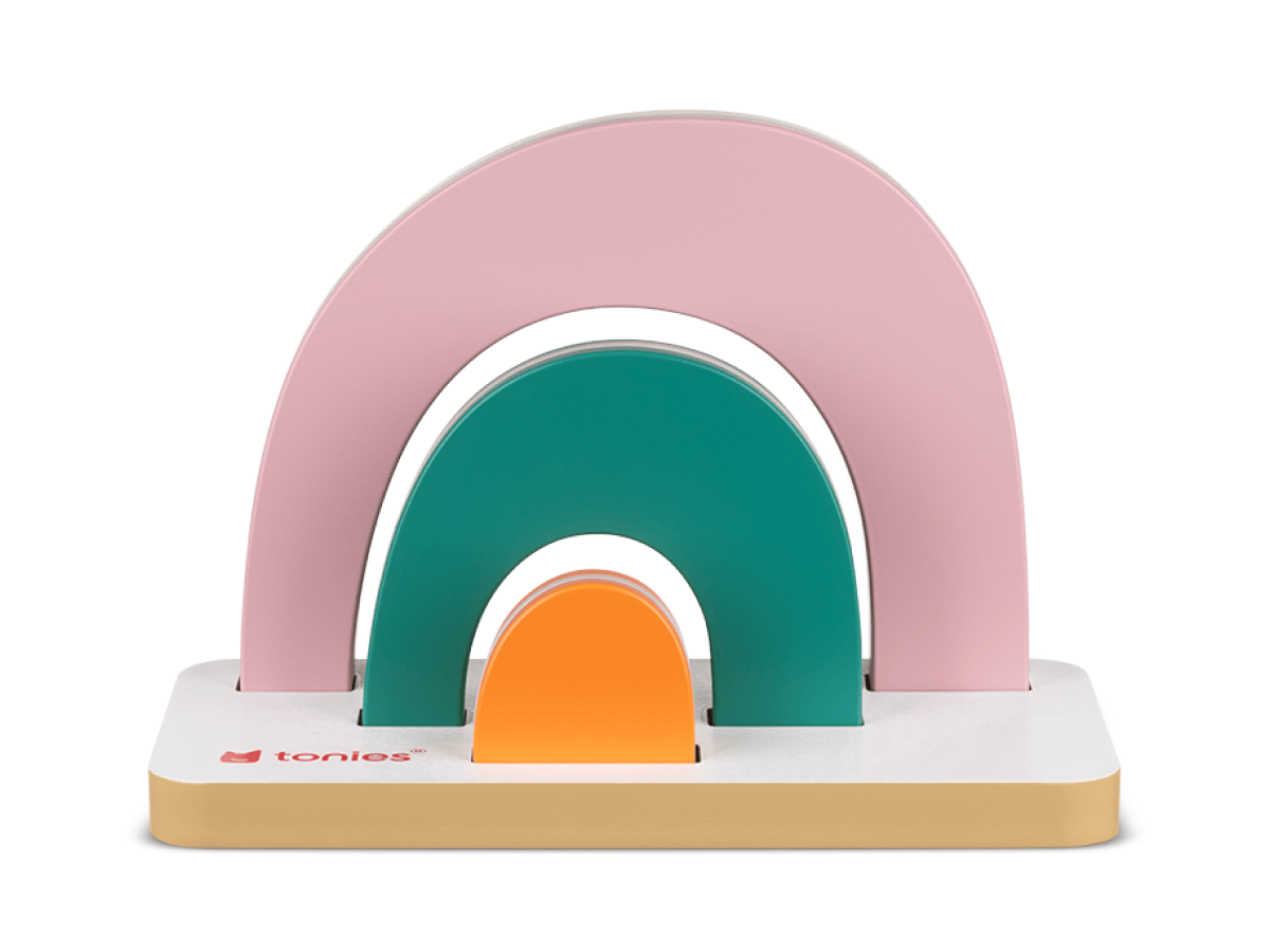 Rainbow Tonies Tabletop Shelf | tonies® US